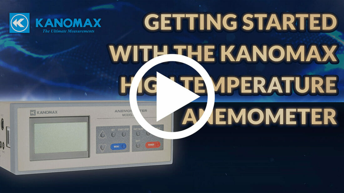 High Temperature Anemometer - 6162 Series | Kanomax USA